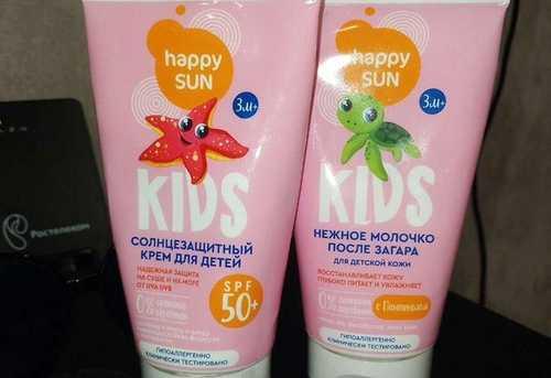 Солнцезащитный крем spf 50 детский+молочко