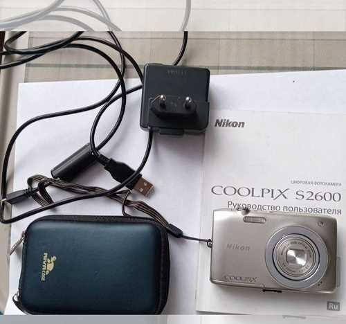 Цифровой фотоаппарат nikon coolpix s2600