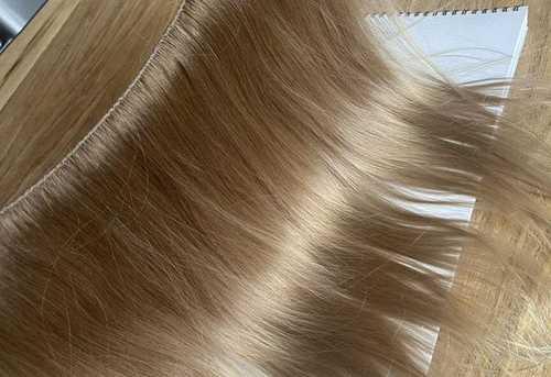 Микро тресс детские волосы блонд