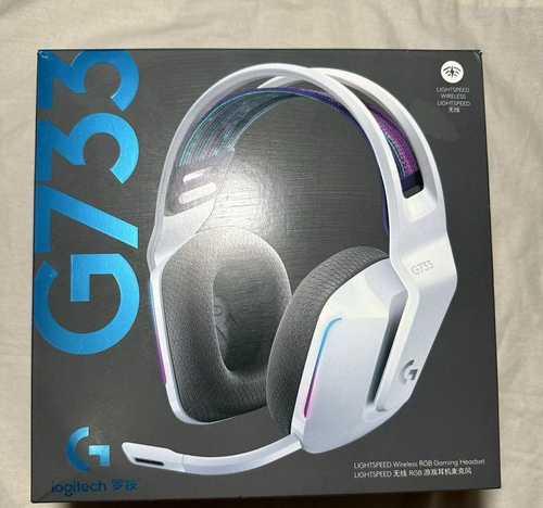 Игровые наушники Logitech G733 Lightspeed White