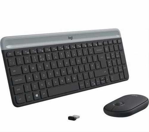 Клавиатура + мышь Logitech Slim Wireless Ke 284839