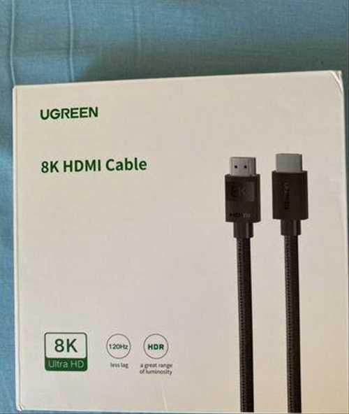 Кабель hdmi 2.1 Ugreen 8k 60 гц 2м