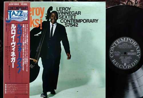 Leroy Vinnegar Sextet Leroy Walks Japan 1981 OBI