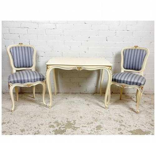 Антикварный гарнитур: стол и стулья, 20 век