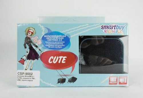 Колонки SmartBuy cute, мощность 6Вт, USB, черно-се