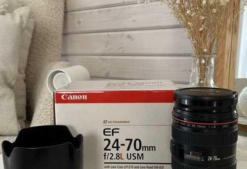 Canon zoom lens ef 24-70mm 2.8 usm