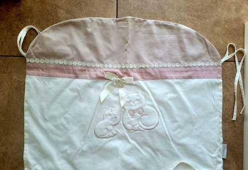 Бортики и комплект постельного белья для малыша