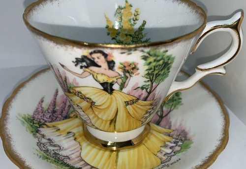 Чашка с блюдцем Taylor& Kent Bone China VTG