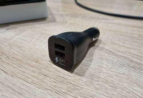 Автомобильное зарядное устройство 2 USB 18W