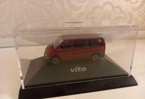 Модель Автомобиля Mercedes Benz Vito Масштаб 1:87