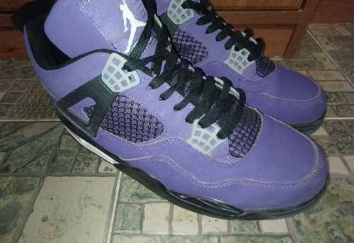 Nike air jordan 4 фиолетовые