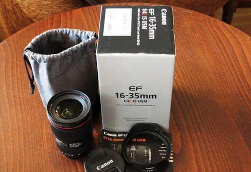 Canon EF 16-35 f4L is usm