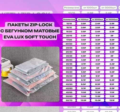 Пакеты зип лок с бегунком зиплок, zip lock матовые