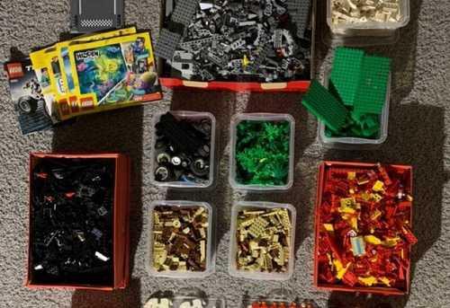 Lego расфасованное по цветам россыпью 14 кг