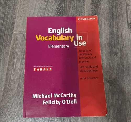 Учебник english vocabulary in use elementary