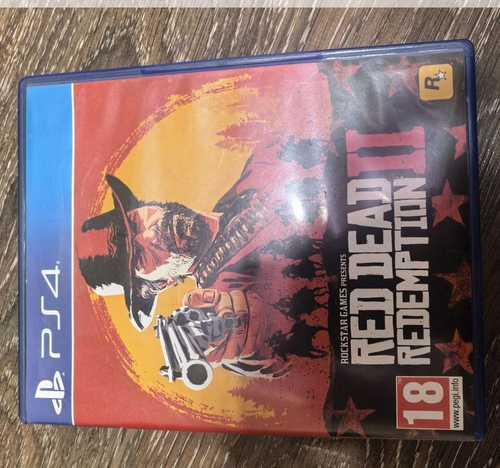 Продам диск rdr 2 ps4