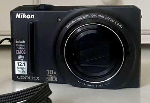 Компактный фотоаппарат Nikon coolpix s9100