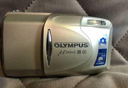 Пленочный фотоаппарат Olympus III 80