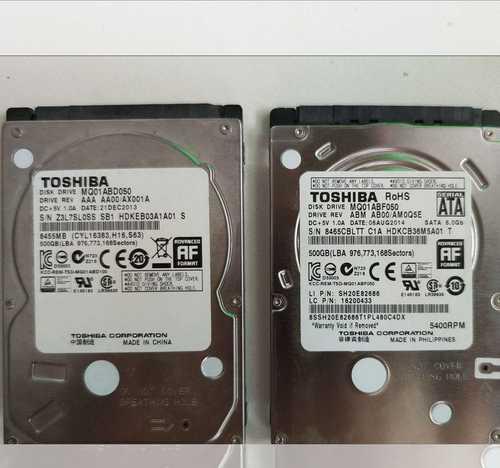 Жёсткий диск HDD 2.5 500gb