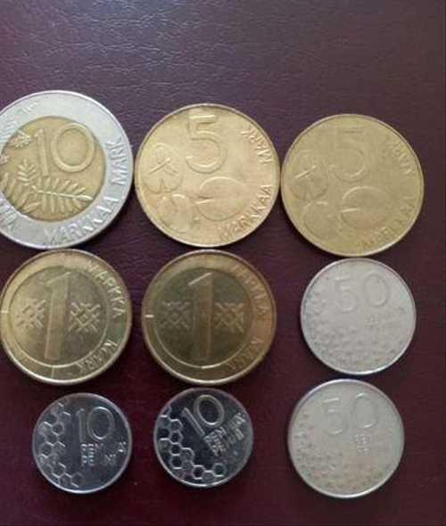 Монеты финляндии 90-х годов