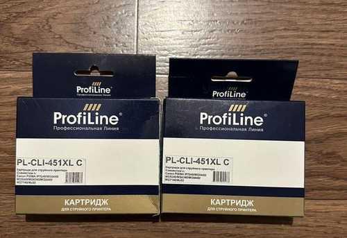 Картридж ProfiLine PL-CLI-451XLC голубой