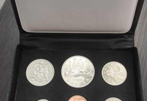 Официальный годовой набор монет Канады 1980