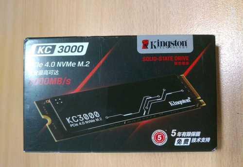 Новые Kingston KC3000 1TB, 2TB NVMe