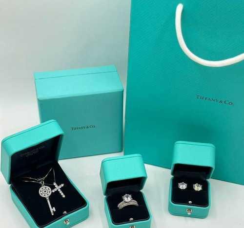 Кулон,крест,кольцо,серьги Tiffany & Co