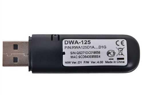 Беспроводной USB-адаптер Wi-Fi Dlink DWA-125