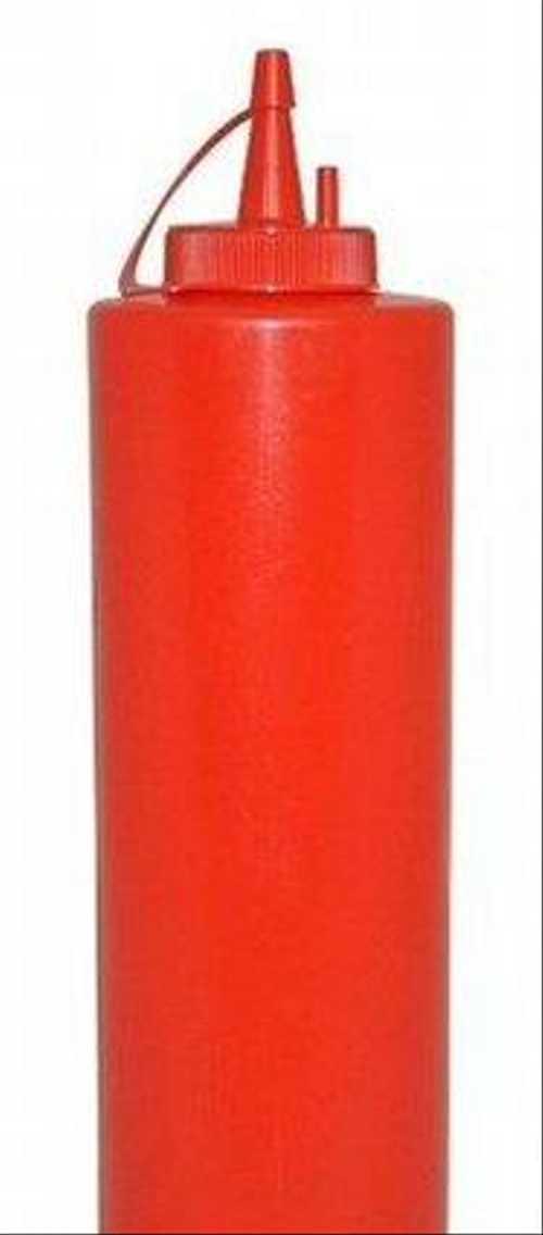 Дозатор для соусов 700 мл пластик MG (х24) (красны
