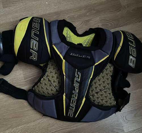 Нагрудник Bauer 1s, налокотники CCM tacks 9060