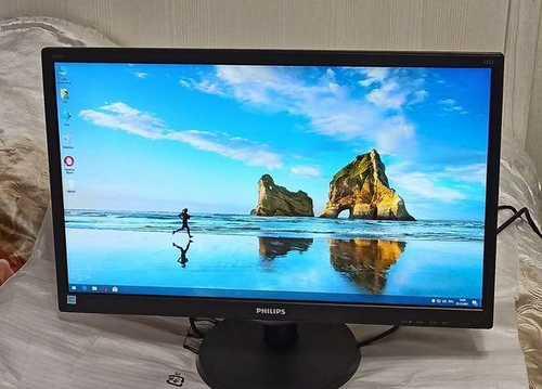 Мониторы 24" Philips 243V LED (1920х1080, DVI+VGA)