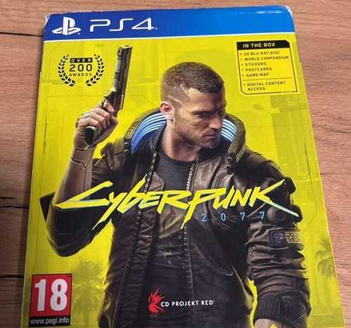 Cyberpunk 2077 PS4 диск