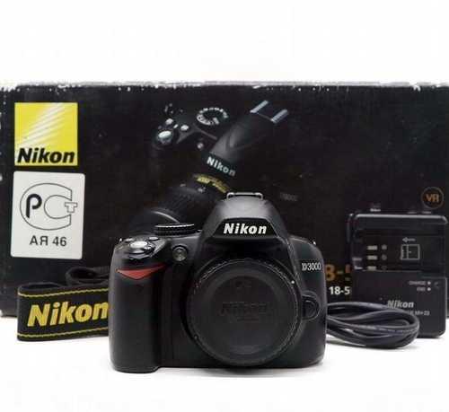 Nikon D3000 body в упаковке (пробег 31230 кадров)