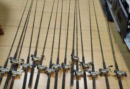 Катушка Shimano Tekota 600lc и спин Shimano Talora