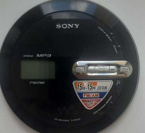 CD плейер sony WalkmanD-NF430