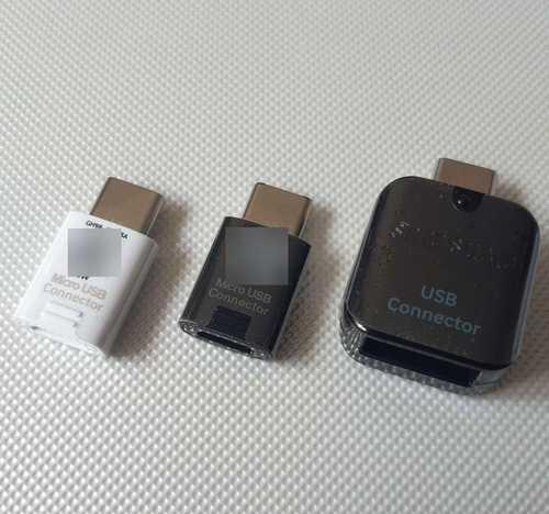 Переходники Samsung Type-C на USB и Microusb