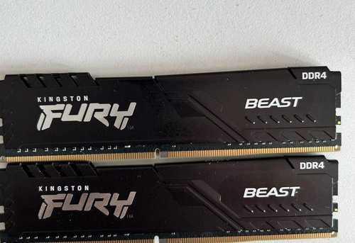 Kingston fury beast ddr4 32гб