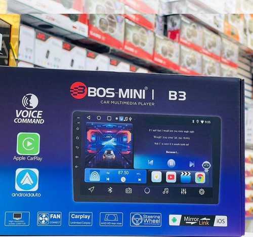 Android магнитола 2 32 Gb BOS-mini B3 9 дюймов