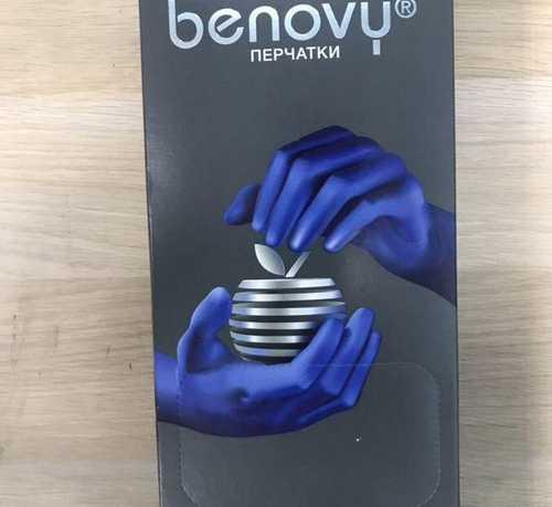 Перчатки латексные benovy повышенной прочности