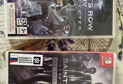 Saints Row nintendo switch (3 и 4 части) новые