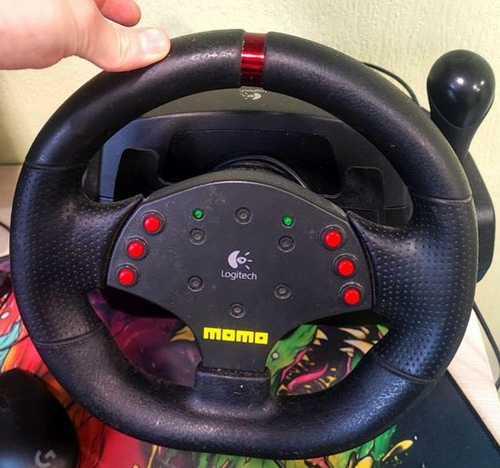 Игровой руль logitech momo racing