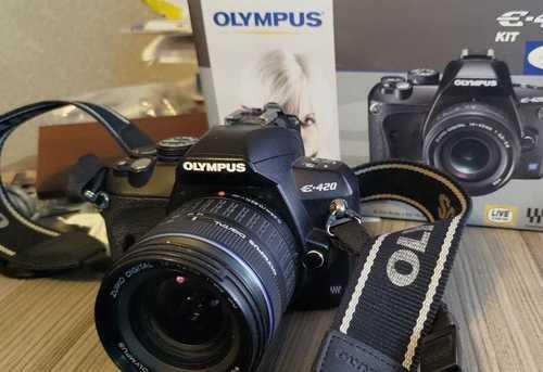 Зеркальный фотоаппарат Olympus E-420 KIT