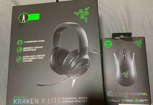 Наушники и мышка Razer