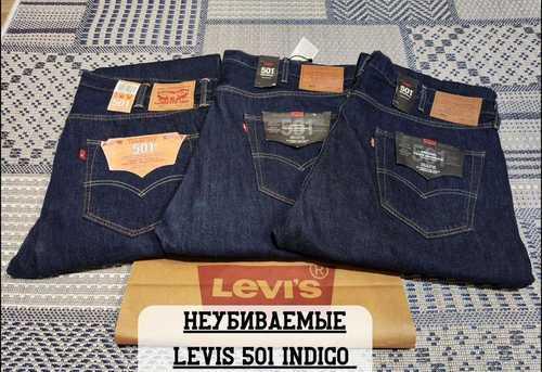 Levis 501 L34 w40,w42 индиго