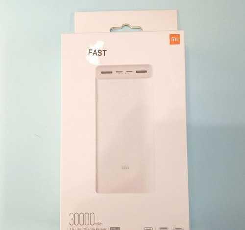 Повербанк Xiaomi 30000 Black lux   гарантия