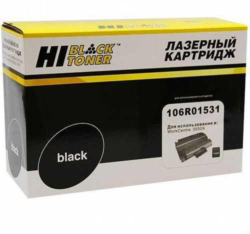 Черный, vt-2691, Картридж Hi-Black 106R01531 Xerox WC 3550, 11K