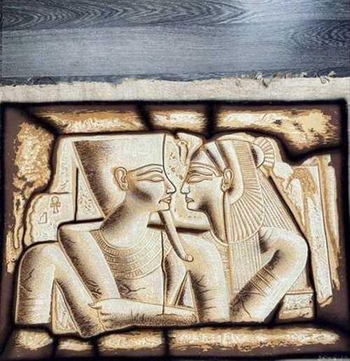 Картина на пергаменте, Египет