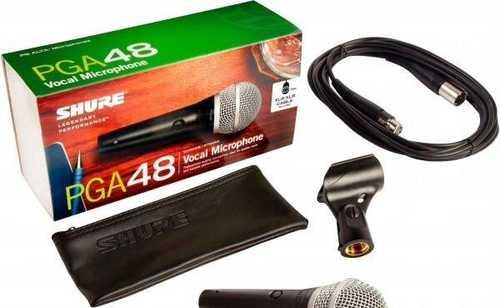 Микрофон shure PGA48 XLR-E