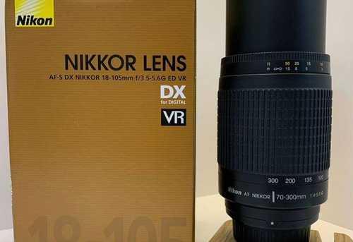 Объектив Nikkor lens AF-S 18-105mm